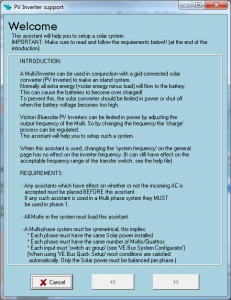 VEConfigure3 Assistants update - Victron Energy
