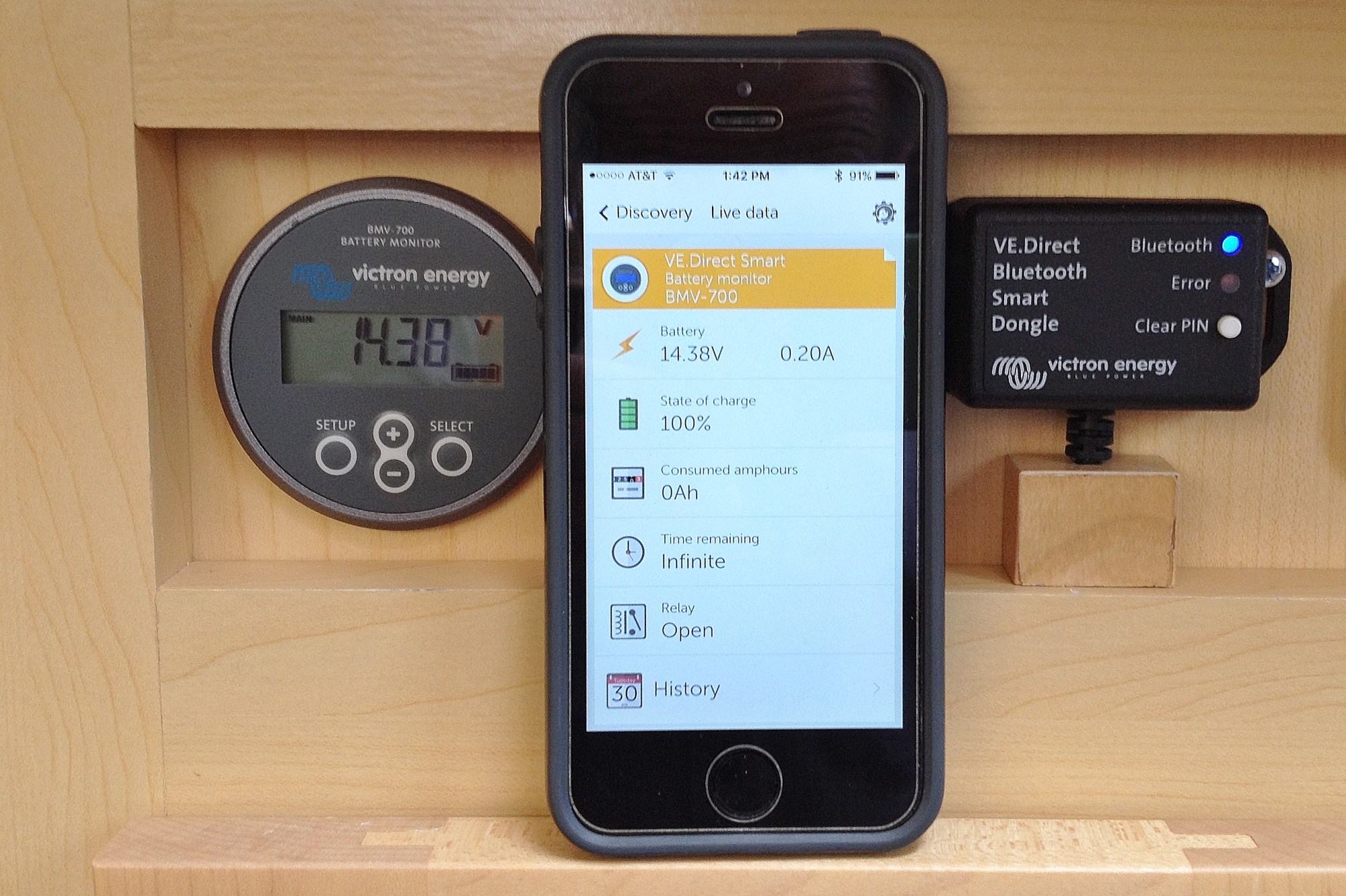 Jeff Sherman's neat BMV, MPPT installation and review - Victron Energy