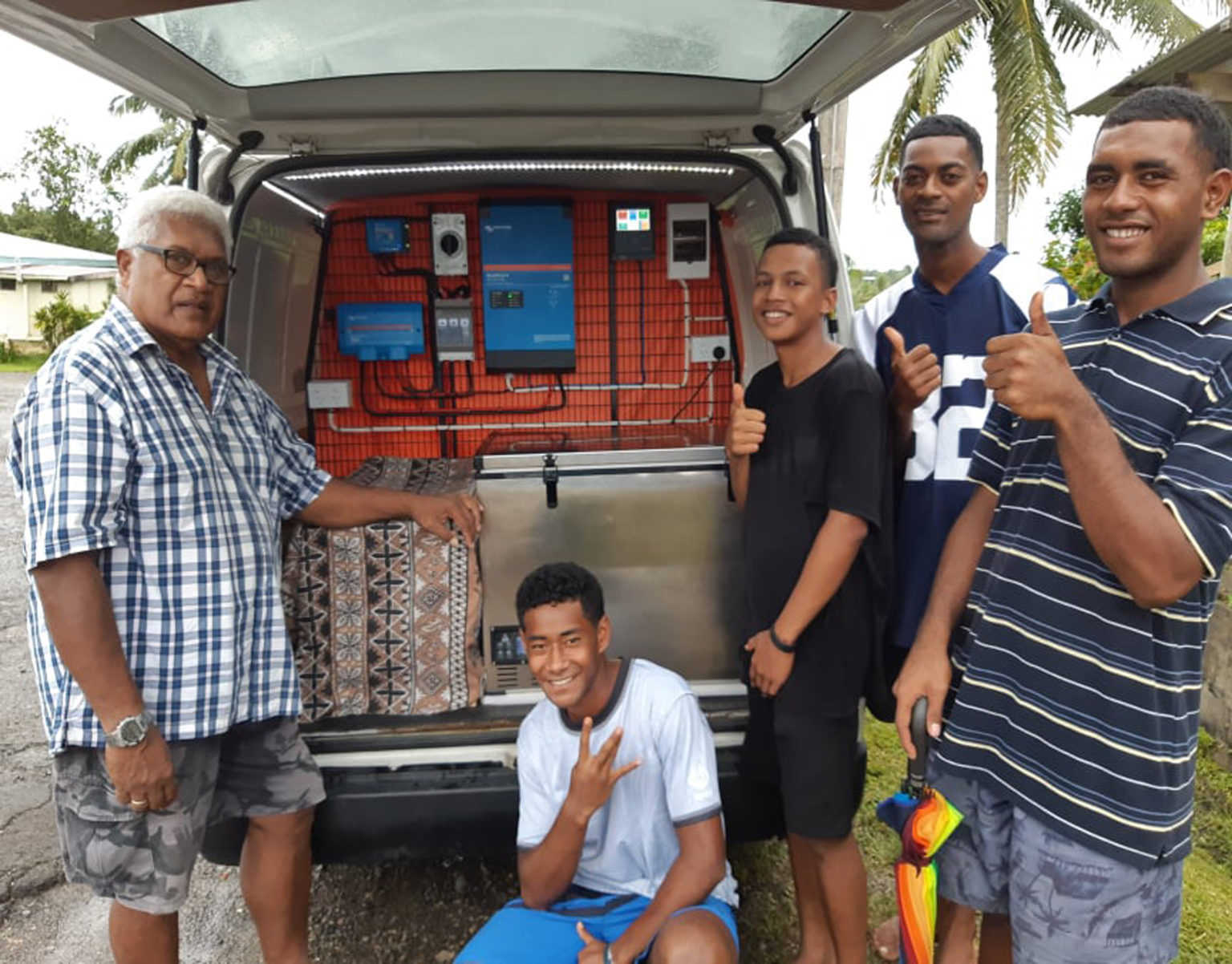 Fiji Van bringing power to the people - Victron Energy