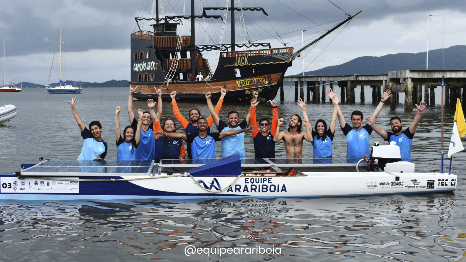 Brazilian Solar Boat skims in to Bronze - Victron Energy