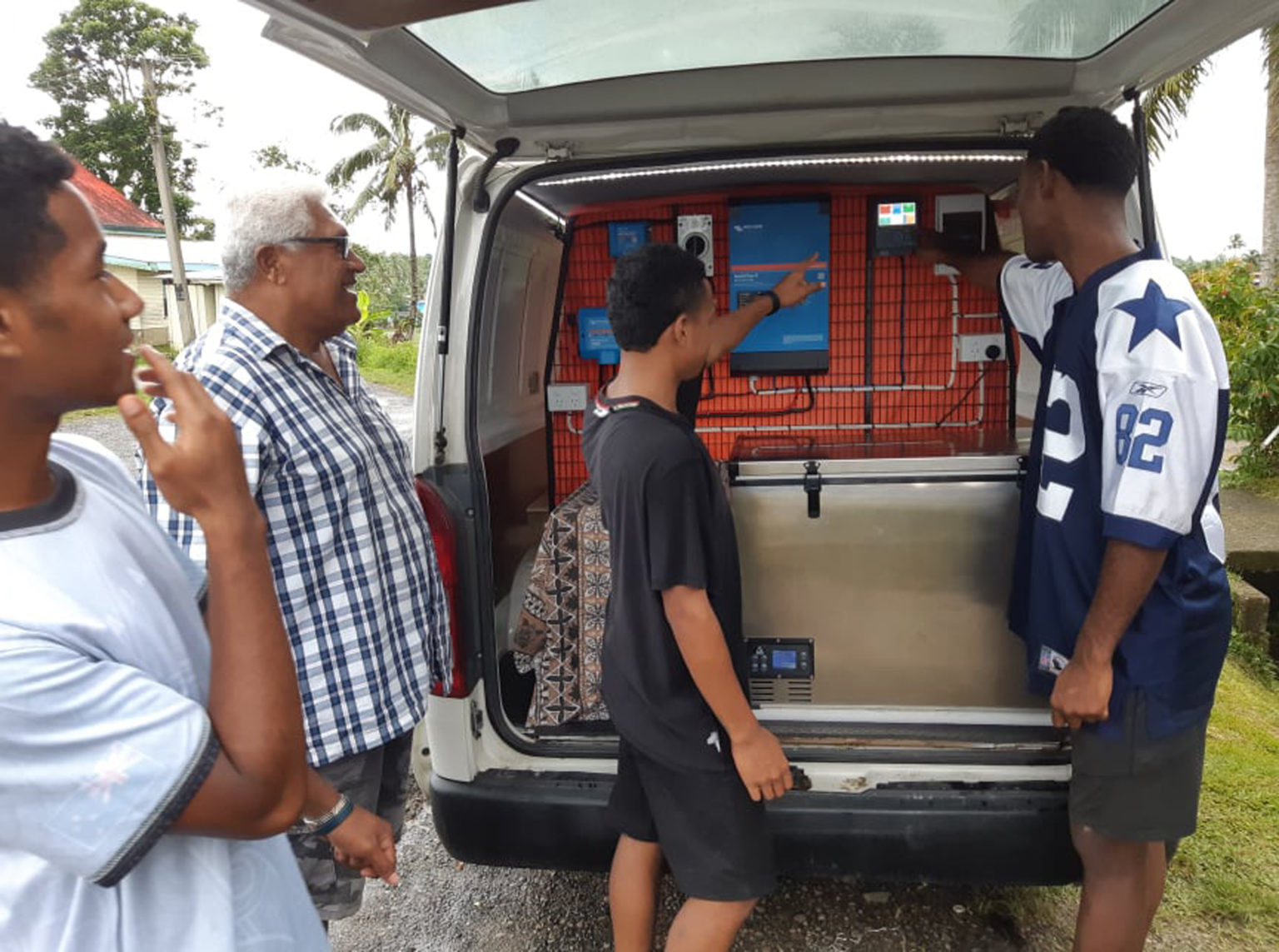Fiji Van bringing power to the people - Victron Energy