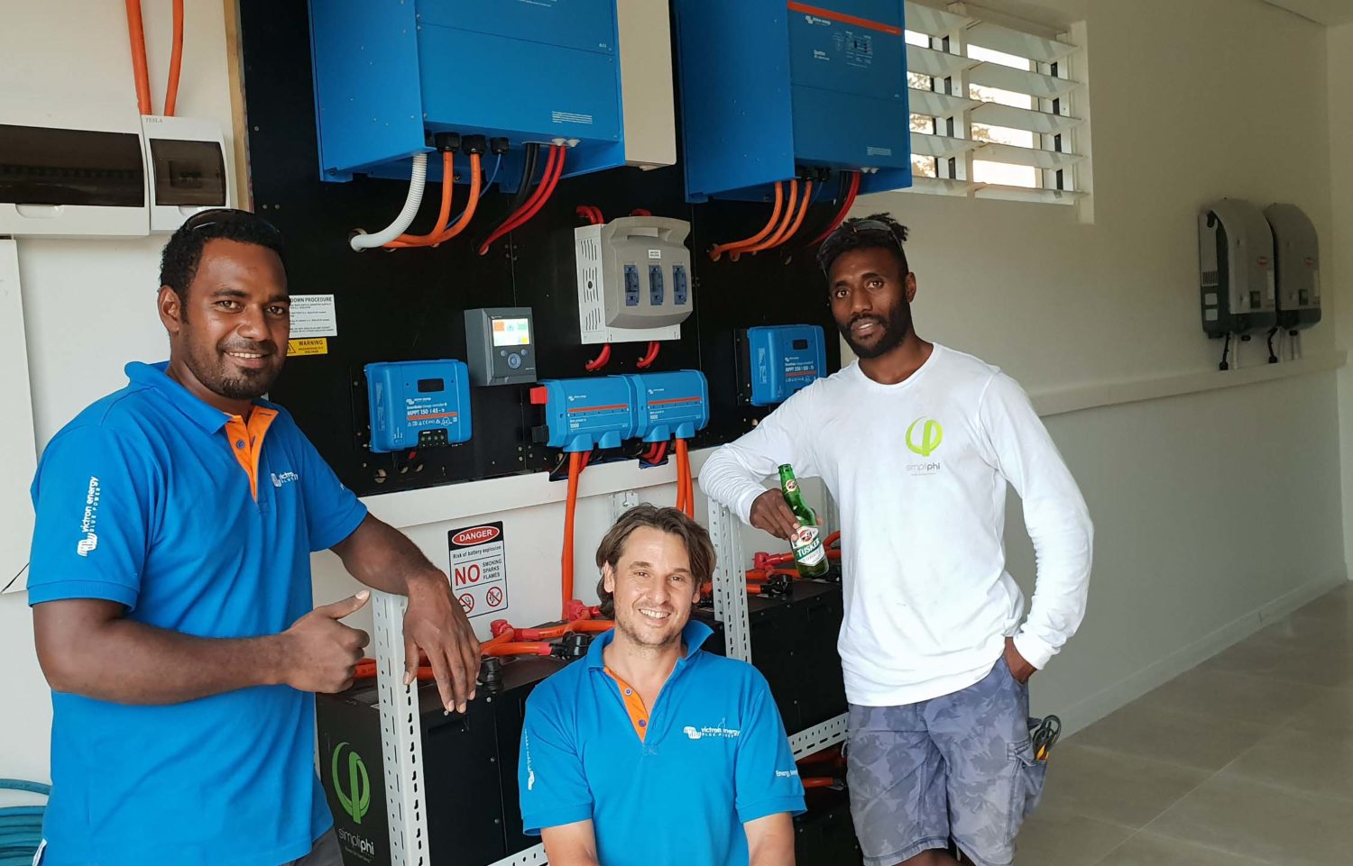 Blue Power in Vanuatu - Victron Energy