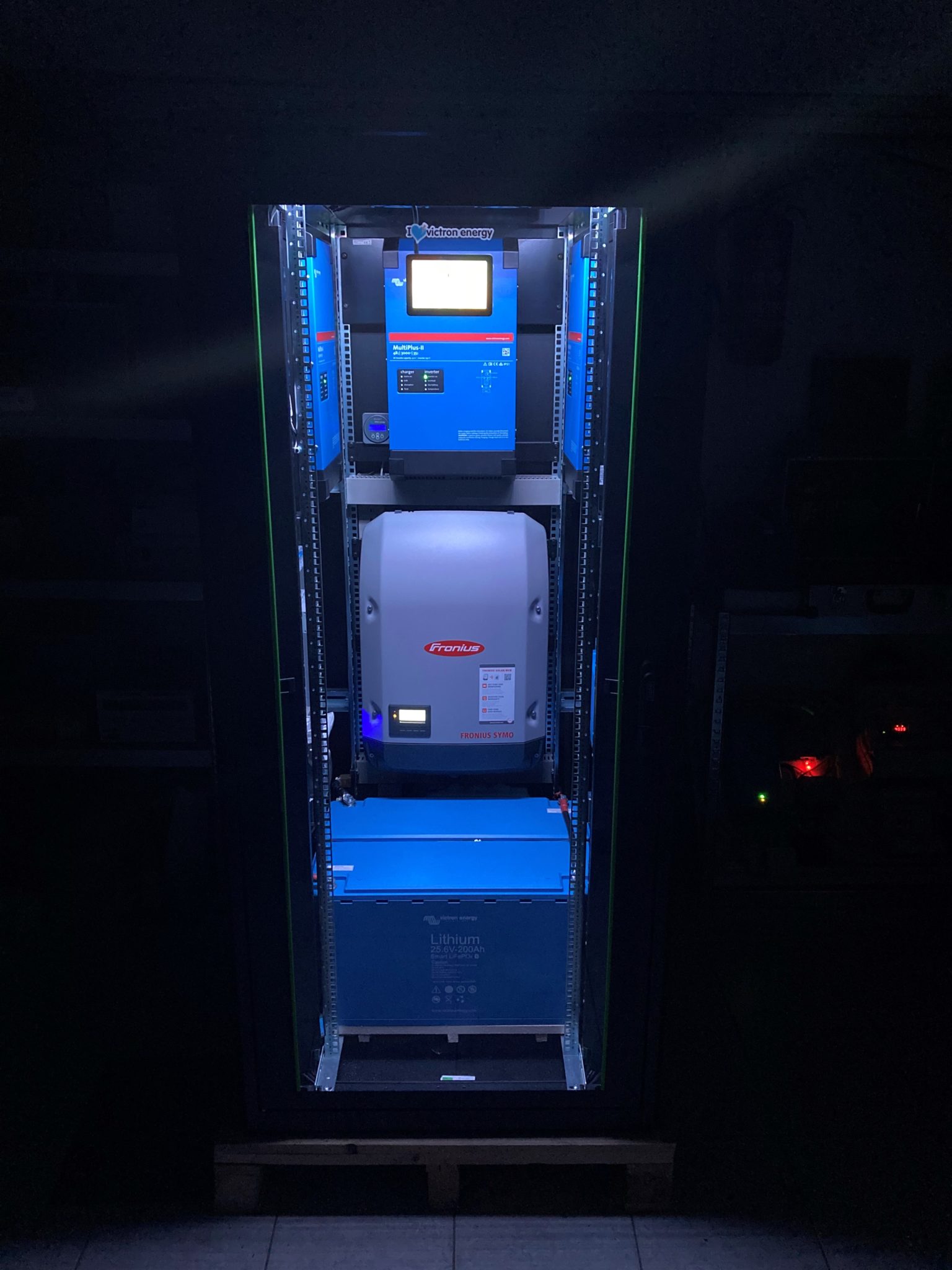 Victron Training in a cabinet ESS / Off Grid / 3Phase - Victron Energy