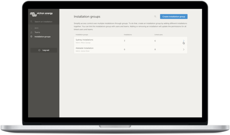 VRM Portal improvements for managing multiple installations - Victron ...