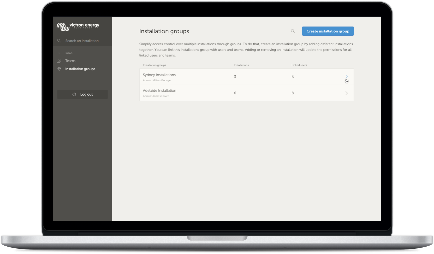 VRM Portal improvements for managing multiple installations - Victron ...