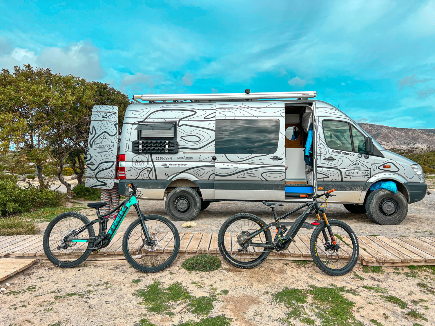 Van life E-Bike adventurers - Victron Energy