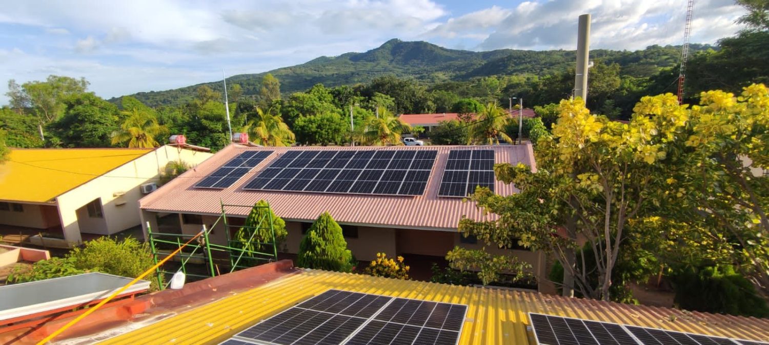 Geothermal Plant installs solar energy - Victron Energy