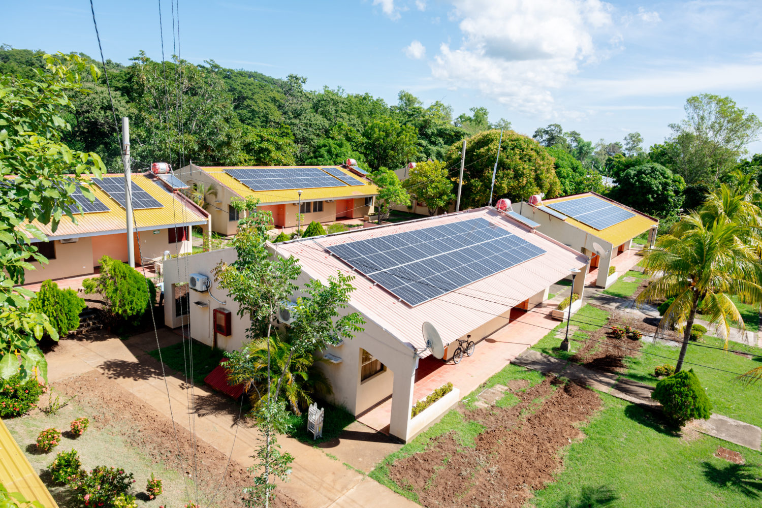 Geothermal Plant installs solar energy - Victron Energy