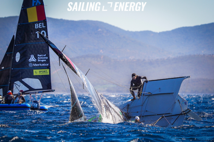 Dutch 49erFX sailors find Gold - Victron Energy