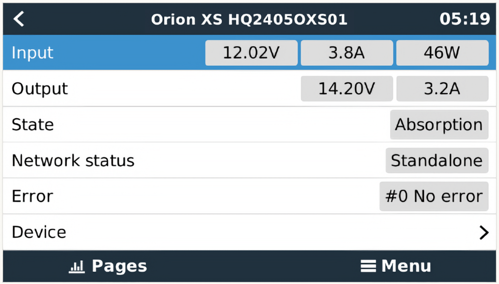 Venus OS v3.20 - Orion XS, new Marine MFD app and more - Victron Energy