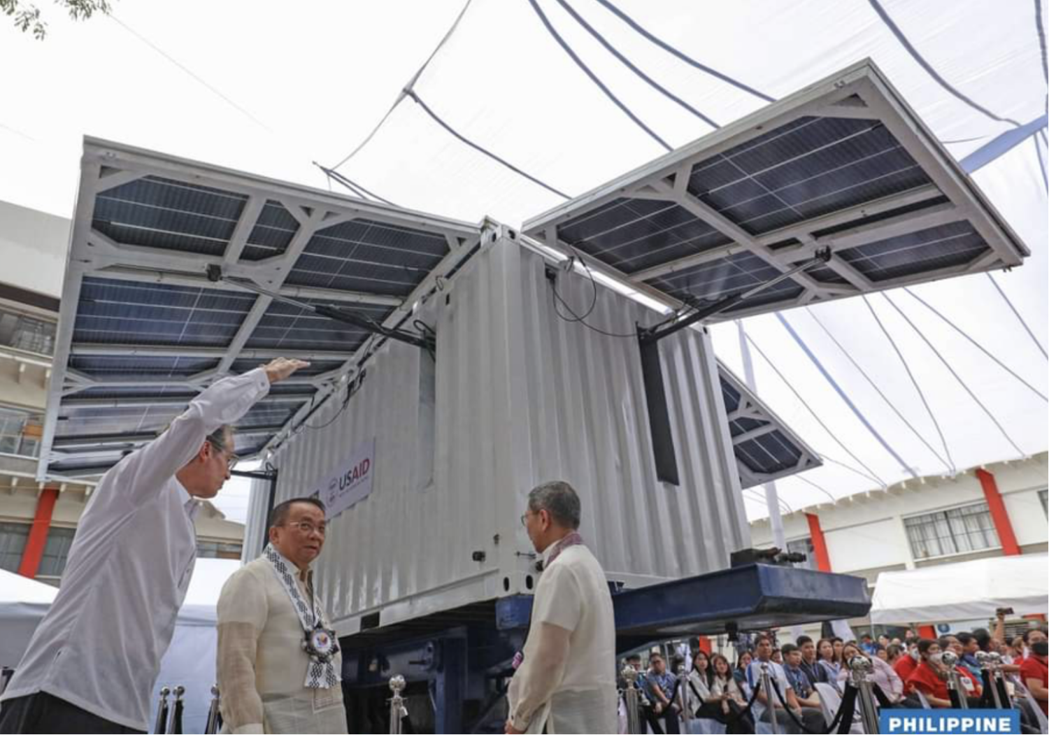 Power containers for Disaster Relief - Victron Energy