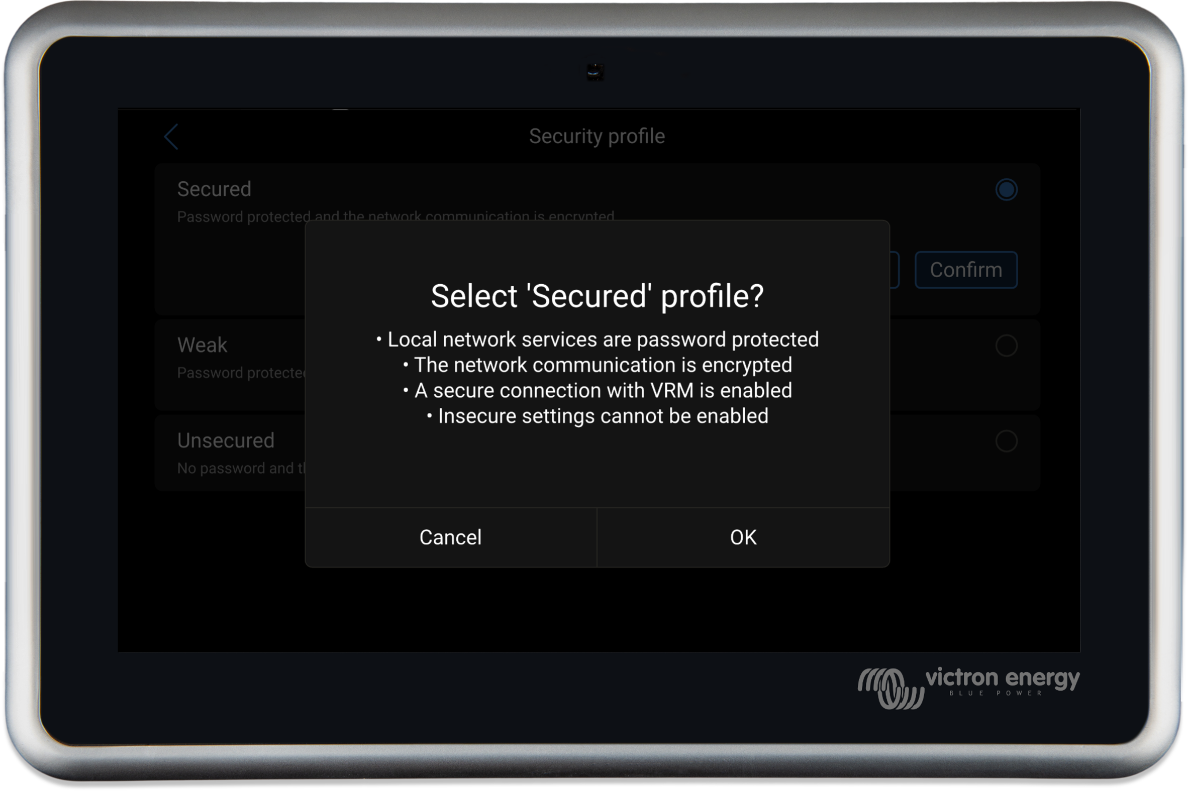 Venus OS v3.50 - New User Interface, Security and Generator Improvements - Victron Energy