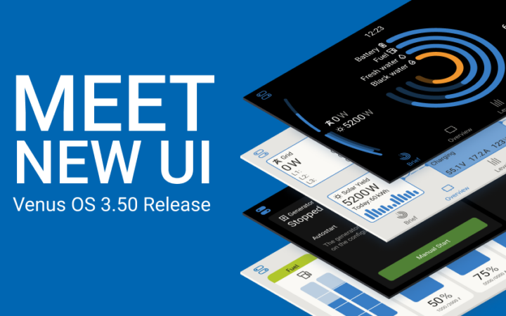 Venus OS v2.90 - Generator controls in VRM, Remote VE.Can, RV-C, Venus OS Large, and more ...