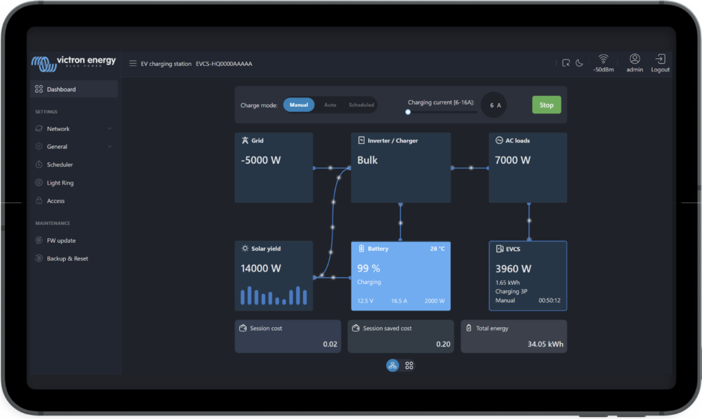 Introducing the New EVCS Firmware v2.0 - Victron Energy