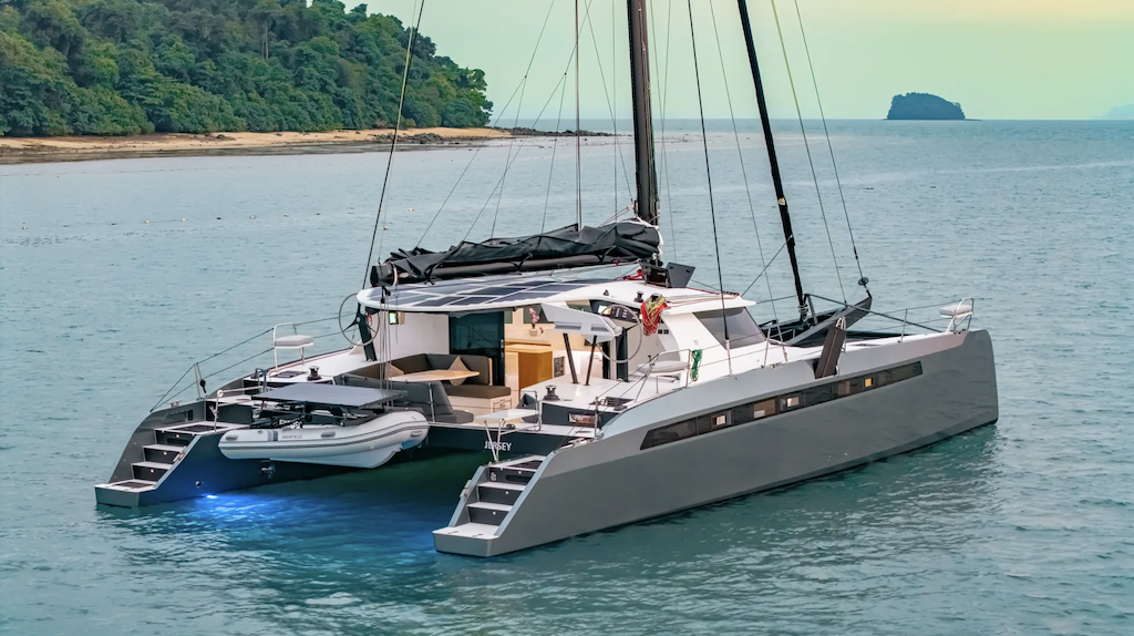 Catamaran with electrics built into it's DNA - Victron Energy