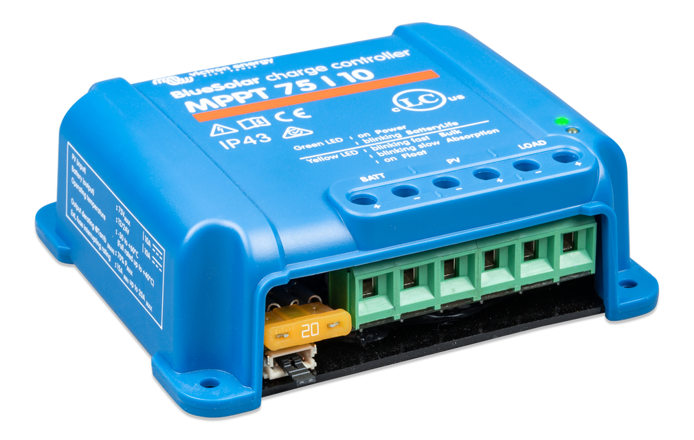 BlueSolar MPPT 75/10, 75/15 & 100/15 (12 / 24 Volt + load output ...