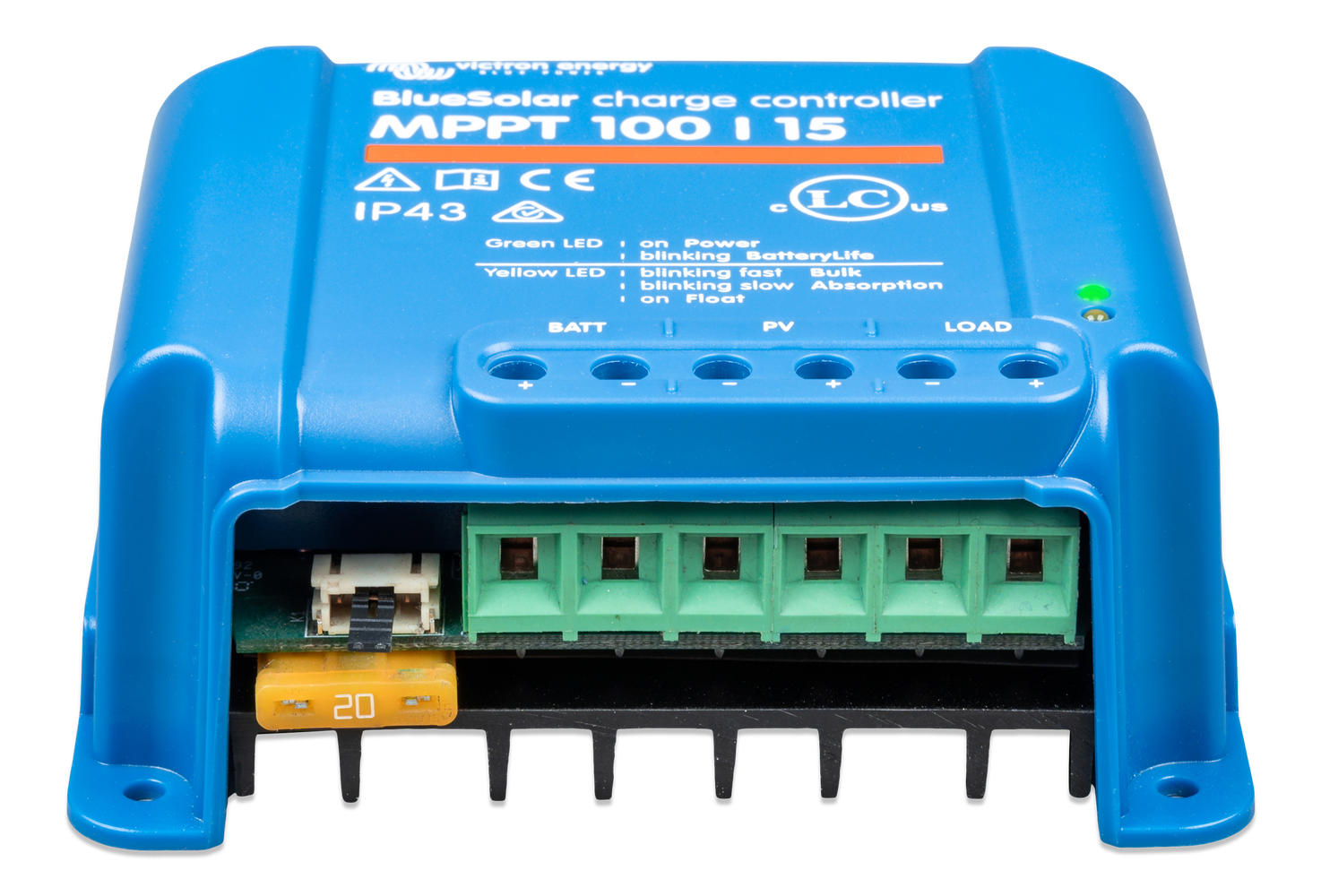 BlueSolar MPPT 75/10, 75/15 & 100/15 (12 / 24 Volt + load output ...