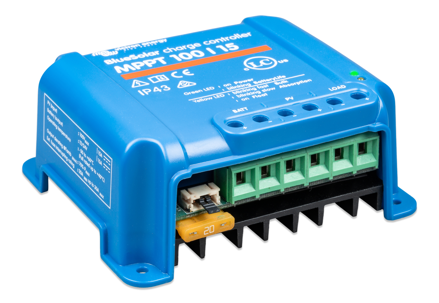 BlueSolar MPPT 75/10, 75/15 & 100/15 (12 / 24 Volt + load output ...