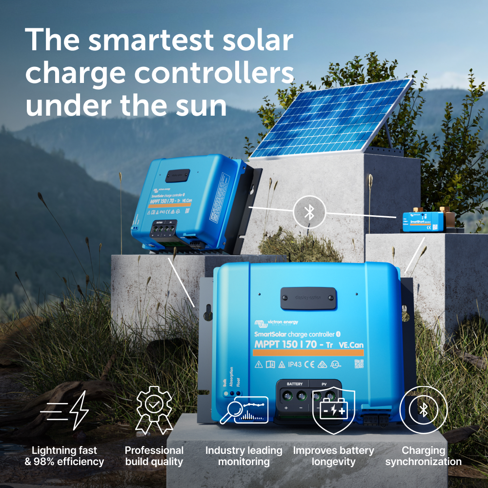 SmartSolar MPPT 150/70 up to 250/100 VE.Can | Victron Energy