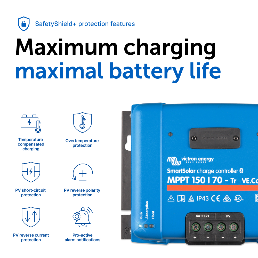 SmartSolar MPPT 150/70 до 250/100 VE.Can | Victron Energy