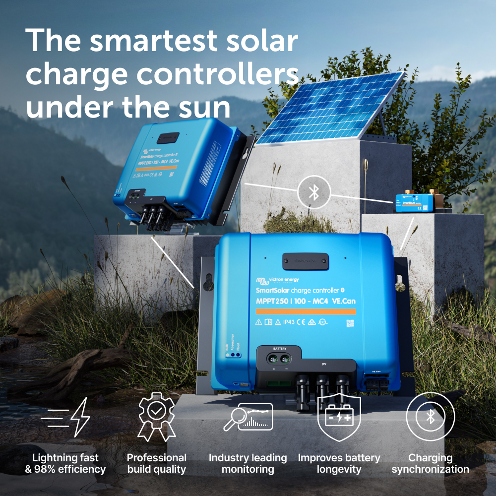SmartSolar MPPT 150/70 up to 250/100 VE.Can | Victron Energy